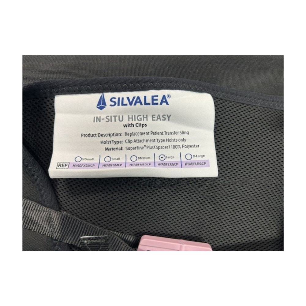 Sling for hoist - LARGE Pivot Silvalea Easy Care Sling with Head ...